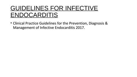Infective Endocarditis Ppt