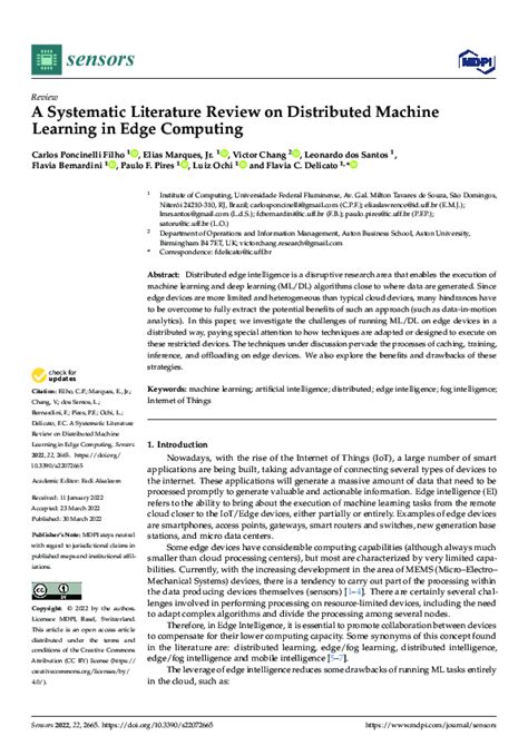 pdf a systematic literature review on distributed machine learning in