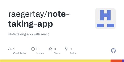 Github Raegertaynote Taking App Note Taking App With React