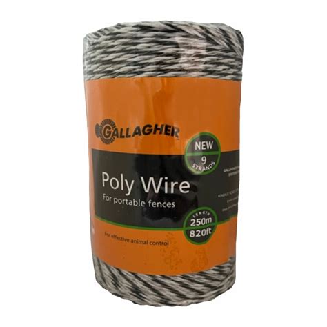 Gallagher Polywire 9 Strand 250m