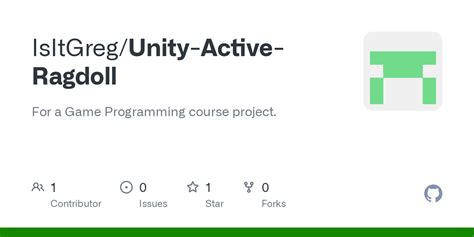 Github Isitgregunity Active Ragdoll For A Game Programming Course