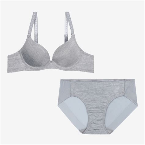 휠라언더웨어 Fila 에센셜 베이직 와이어 브라 드로즈 세트 1170fi4baf1644flml1170fi4drf1644flml