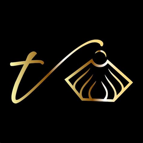 Premium Vector T Initial Logo Handwriting Jewelry Logo Vector Template