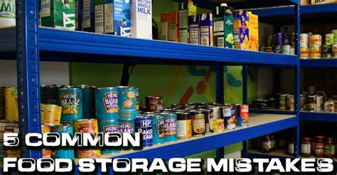 The Top Five Food Storage Mistakes That People Make