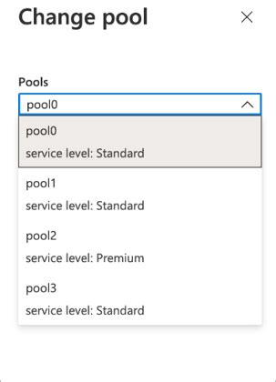 Azure NetApp Files Performance Tiers
