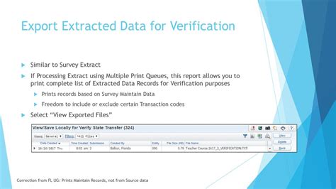 state reporting verification ppt download