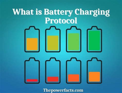 What Is Battery Charging Protocol Well Explanation For Battery