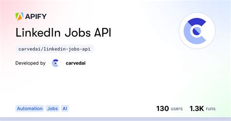 LinkedIn Jobs API API in Python · Apify