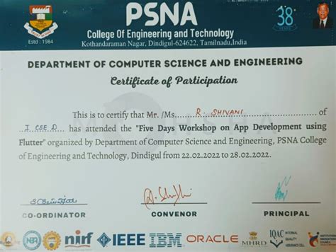 Shivani Rajesh On Linkedin Appdevelopment Flutter Psnacollege