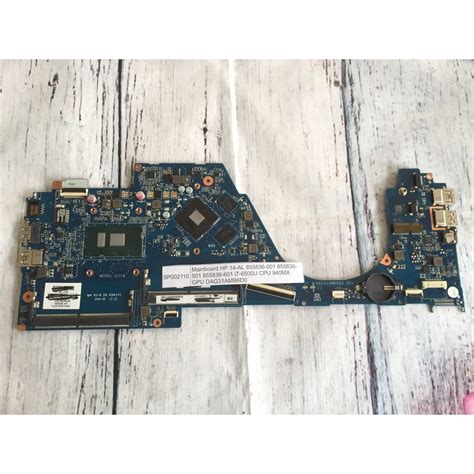 Mainboard Hp 14 Al 855836 001 855836 501 855836 601 I7 6500u Cpu 940mx Gpu Dag31amb6d0 New Chính