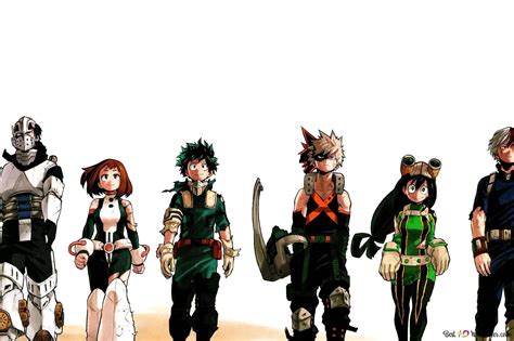My Hero Academia Anime Characters 4k Wallpaper Download