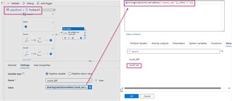 Azure Data Factory Accessing A Variable Value Set Inside A Switch
