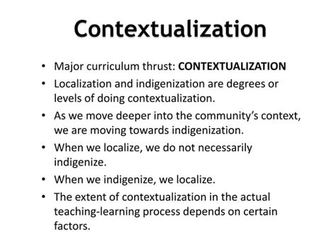 Contextualization Pptx