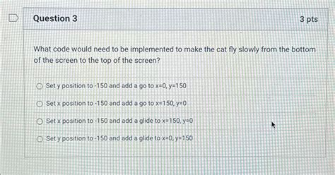 Solved Question 33 ﻿ptswhat Code Would Need To Be