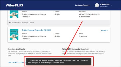 How To Copy A Wileyplus Course