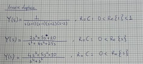Solved Region Of Convergence Roc Determine The Laplace