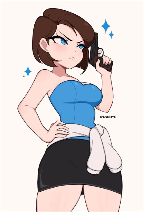 Jill Valentine Resident Evil Drawn By Cremanata Danbooru