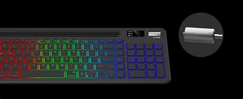 Wireless Keyboard And Mouse Combo Backlit Upgraded Marvo Ws511 Slim Scissor Switch