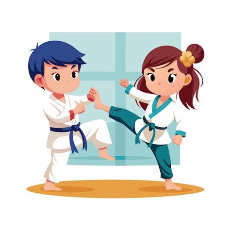 어린이 모멘트 터 일러스트레이션 개념 프리미엄 벡터