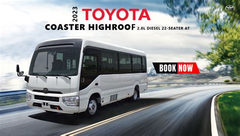 2023 Model Toyota Coaster Highroof 2 8l Diesel 22 Seater Automatic