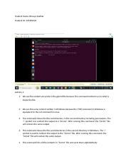 Understanding File Management And Commands In Linux And Windows Course Hero