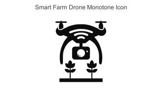 Smart Farm Drone Monotone Icon In Powerpoint Pptx Png And Editable Eps Format PPT Example