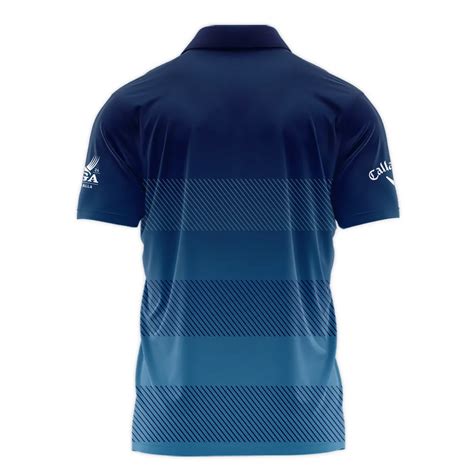 2024 Pga Championship Callaway Polo Shirt Dark Blue Gradient Pattern All Over Print Polo Shirt