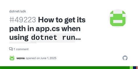 How To Get Its Path In Appcs When Using `dotnet Run Appcs` · Issue
