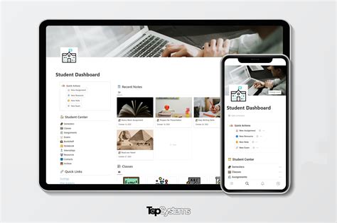 Student Dashboard Notion Template Student Dashboard Notion Template