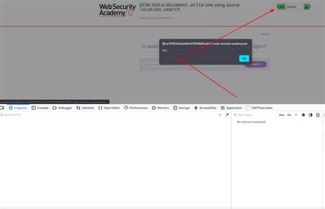Dom Xss In Documentwrite Sink Using Source Arch Portswigger Write Up Deep Hacking