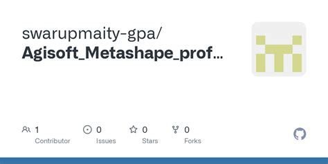 github swarupmaity gpa agisoft metashape professional 1 6