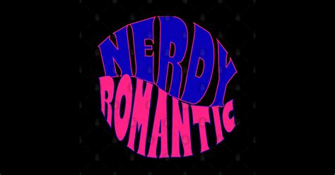 Nerdy Romantic Wave With Border Merch Sticker Teepublic