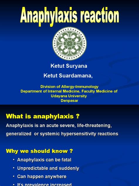 Kuliah 5 Reaksi Anafilaksis Pdf Shock Circulatory Asthma