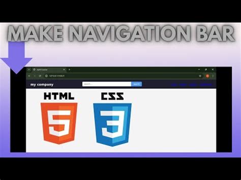 Create Stylish and Attractive Nav Bar Using HTML And CSS | Responsive Navbar Tutorial For ...