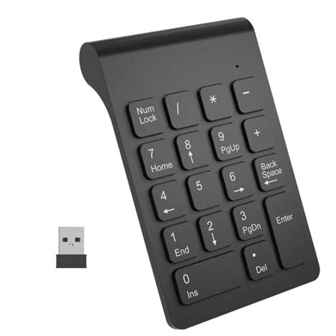 Wireless Numeric Keypad Mini G Keys Number Pad Portable Silent Financial Accounting