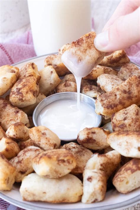 Easy Air Fryer Cinnamon Roll Bites The Michigan Dietitian