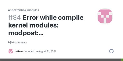 Error While Compile Kernel Modules Modpost Kallsymslookupname Undefined · Issue 84