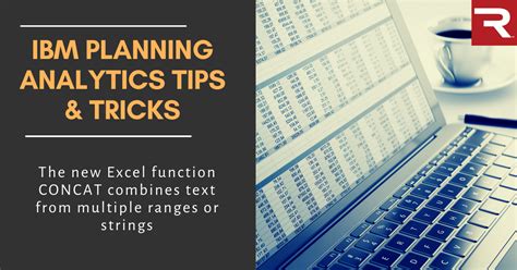 Ibm Planning Analytics Tips And Tricks Excels Concat And Textjoin Functions
