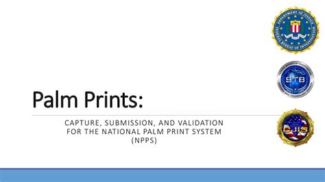 Palm Prints Capture Submission And Validation For The National Palm