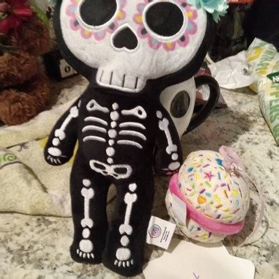 12 Day Of The Dead Sugar Skull Skeleton Plushie Halloween Dia De Los
