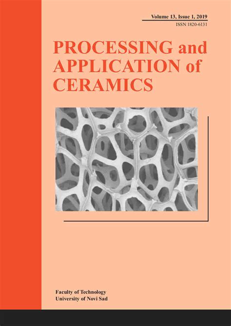 Processing And Application Of Ceramics Moofasr