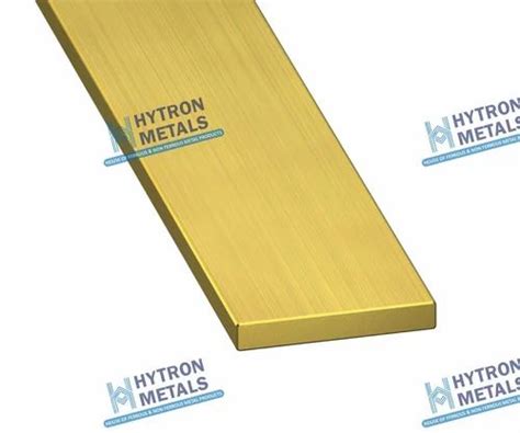 Rectangular Brass Flat Bars Thickness 10 Mm 6 Meter At ₹ 640kg In