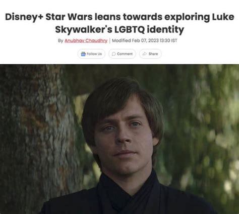 Prison Mitch On Twitter The Moment Luke Skywalker Knew He Was Gay