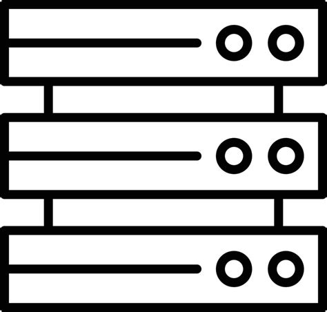 Database Line Icon 10931574 Vector Art At Vecteezy
