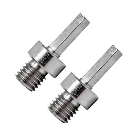 Adapter For Core Drill Bits 2pcs 5 8 11 Thread To 3 8 10mm Hex Shank Diamond Drill Bits