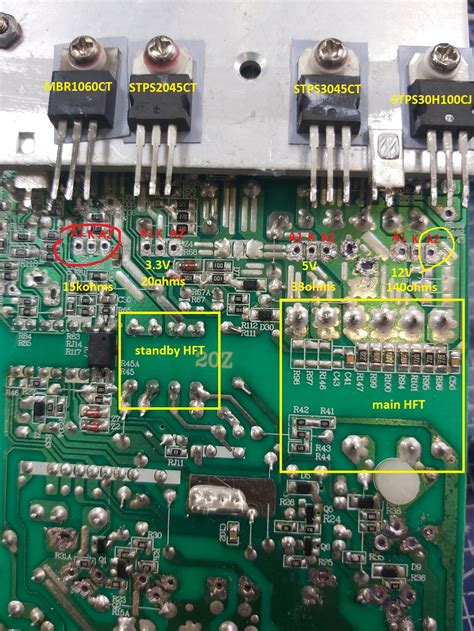 Dell 275w Psu All Output Rails Are Shorted Even Taking All Mosfets Out The Pcb Forum For