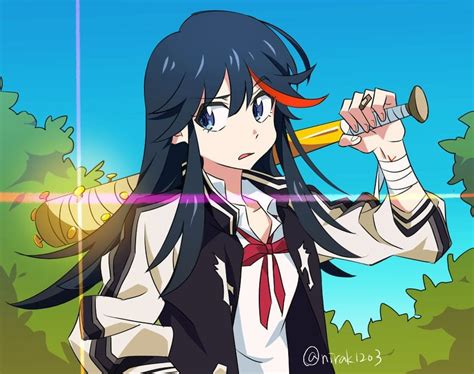 Long Haired Ryuko Kill La Kill Animetomboys