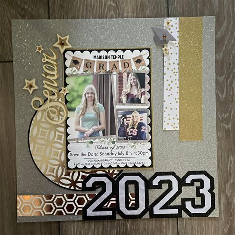 Pin By Diane Boyt On Scrapbooking Graduation Scrapbook School