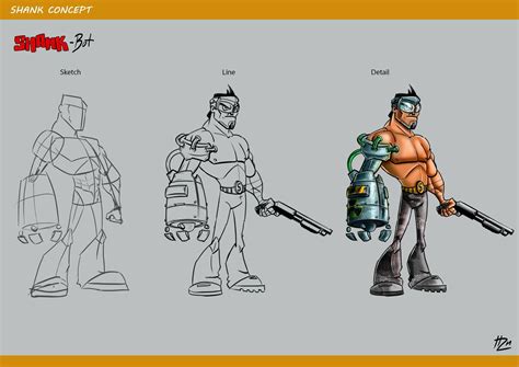 Artstation Shank Concept Art