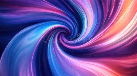 Colorful Swirling Patterns Create A Dynamic And Balanced Abstract Background With Modern Vibrant